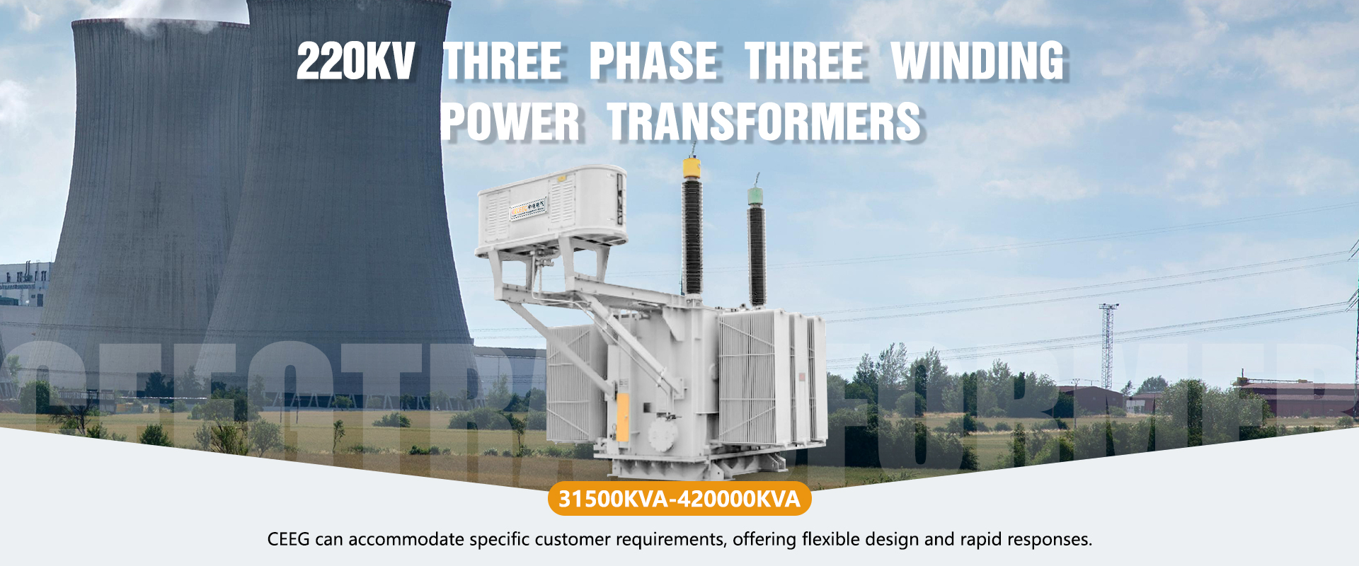 CEEG 220KV Three Phase Power Transformers 63000kVA 240000kVA ...